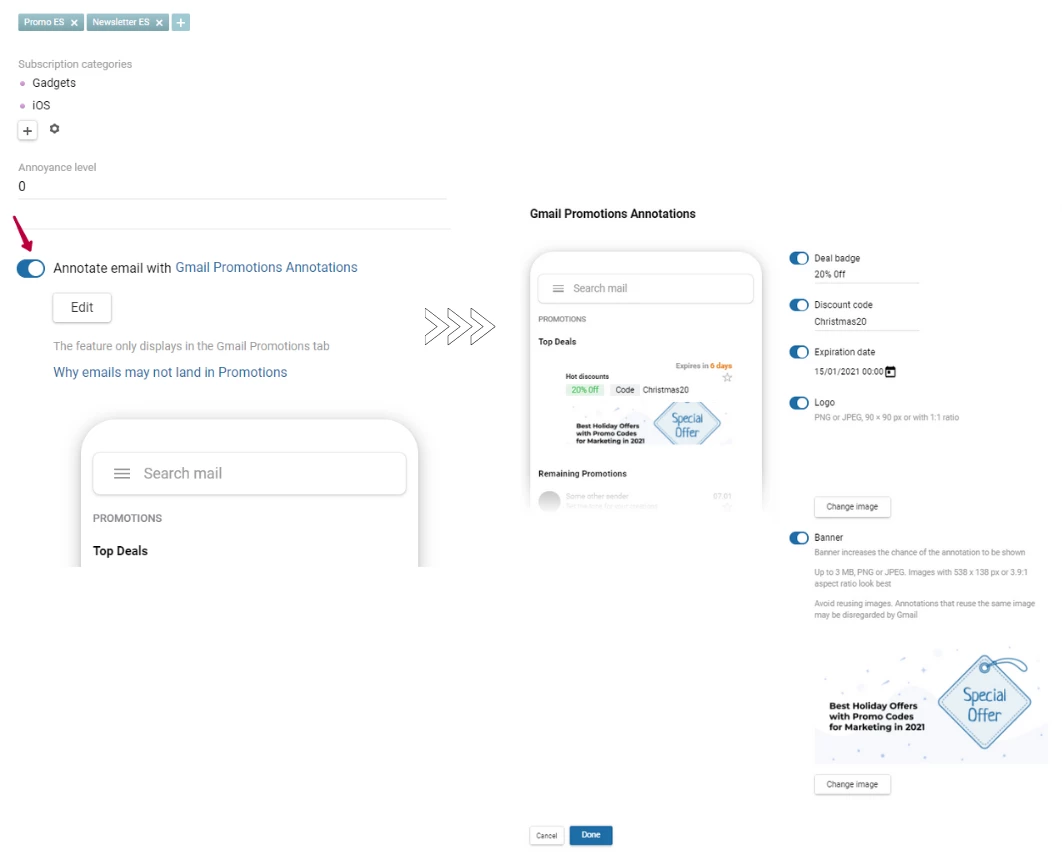 How to Annotate Your Emails with Gmail Promotions Annotations | Blog